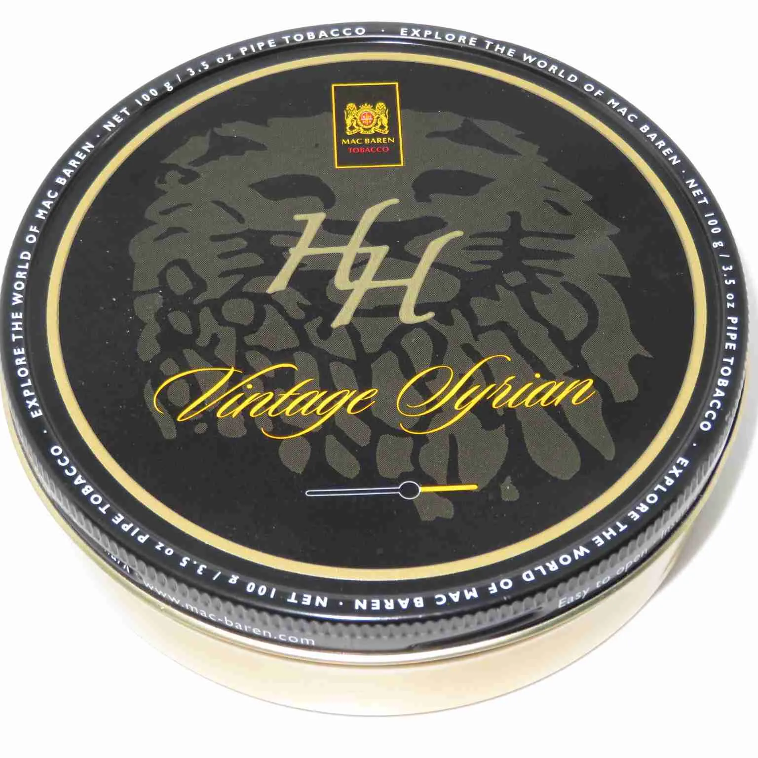 Pipestuds Consignment Shop | Mac Baren HH Vintage Syr. Latakia 3-1/2oz ...