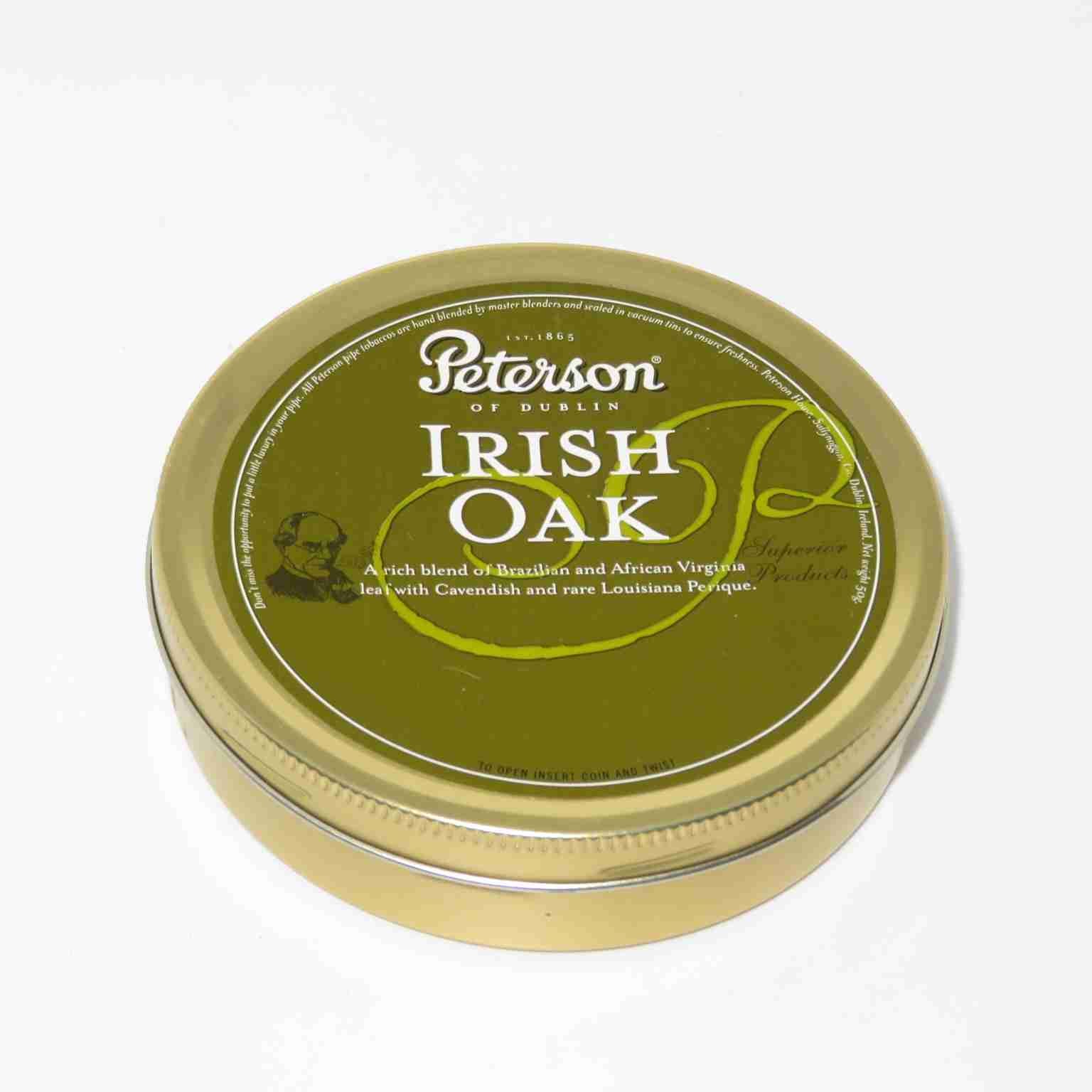 Pipestuds Consignment Shop | Peterson's Irish Oak 50g tin - Year 2015