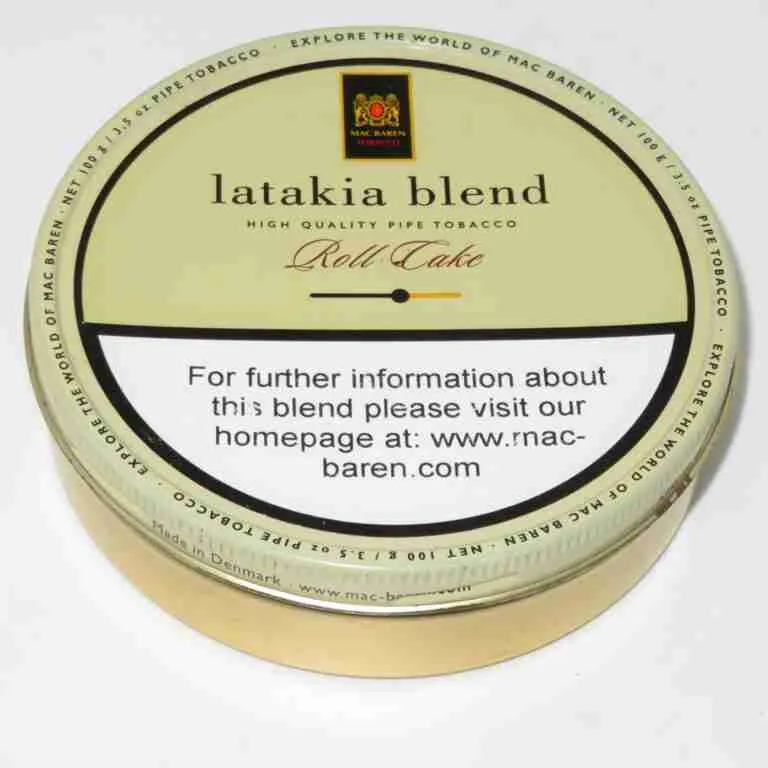 Pipestuds Consignment Shop | Mac Baren Latakia Blend Roll Cake 100g tin ...
